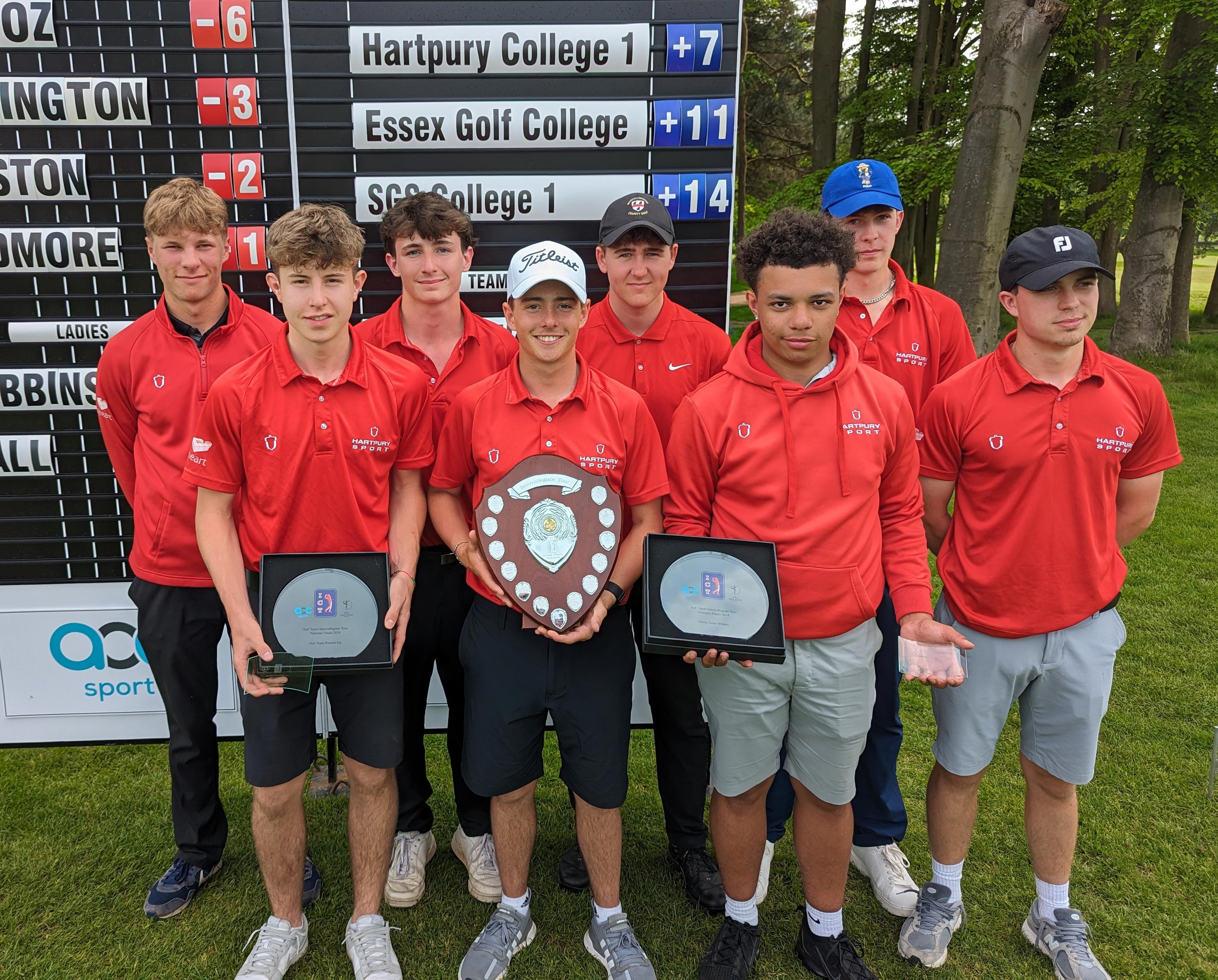 Golfers continue Hartpury University and College’s sporting success